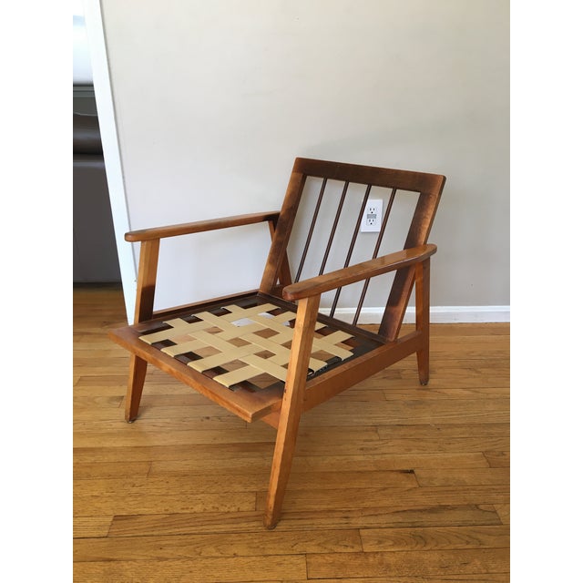 Mid Century Danish Modern of Gardner Turquoise Arm Chair | Chairish