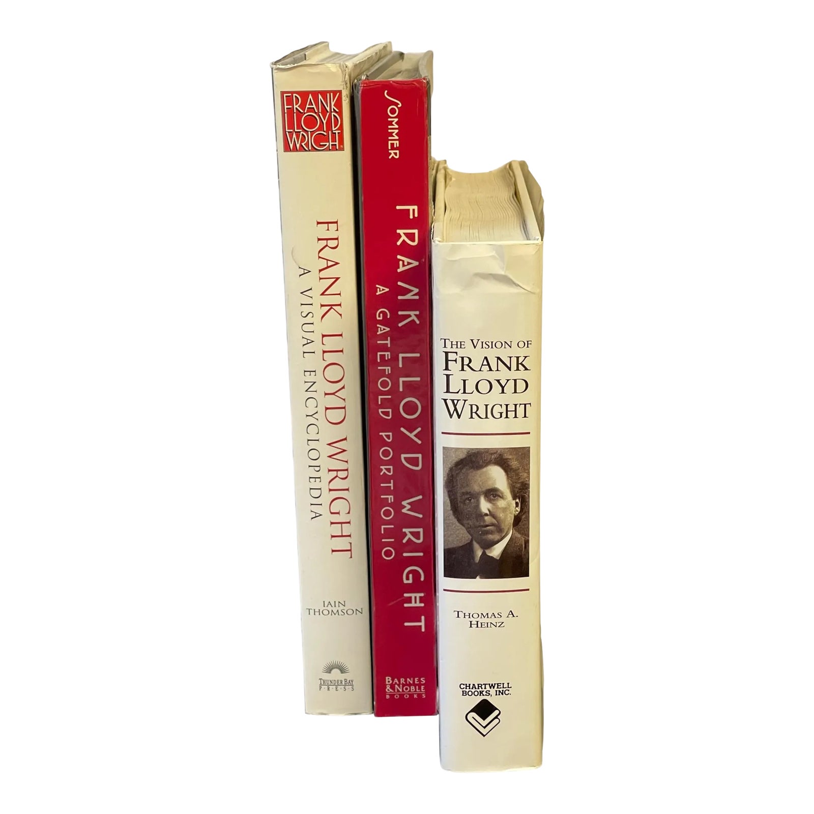 Set of 3 Frank Lloyd Wright Books | Chairish