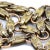 Antique Victorian Bronze 18k Gold Heavy Link Chain Necklace | Chairish