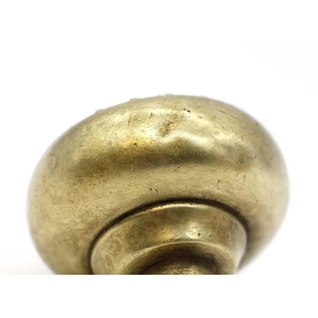 Antique 1900s Brass Sargent Greek Argos Passage Door Knob | Chairish