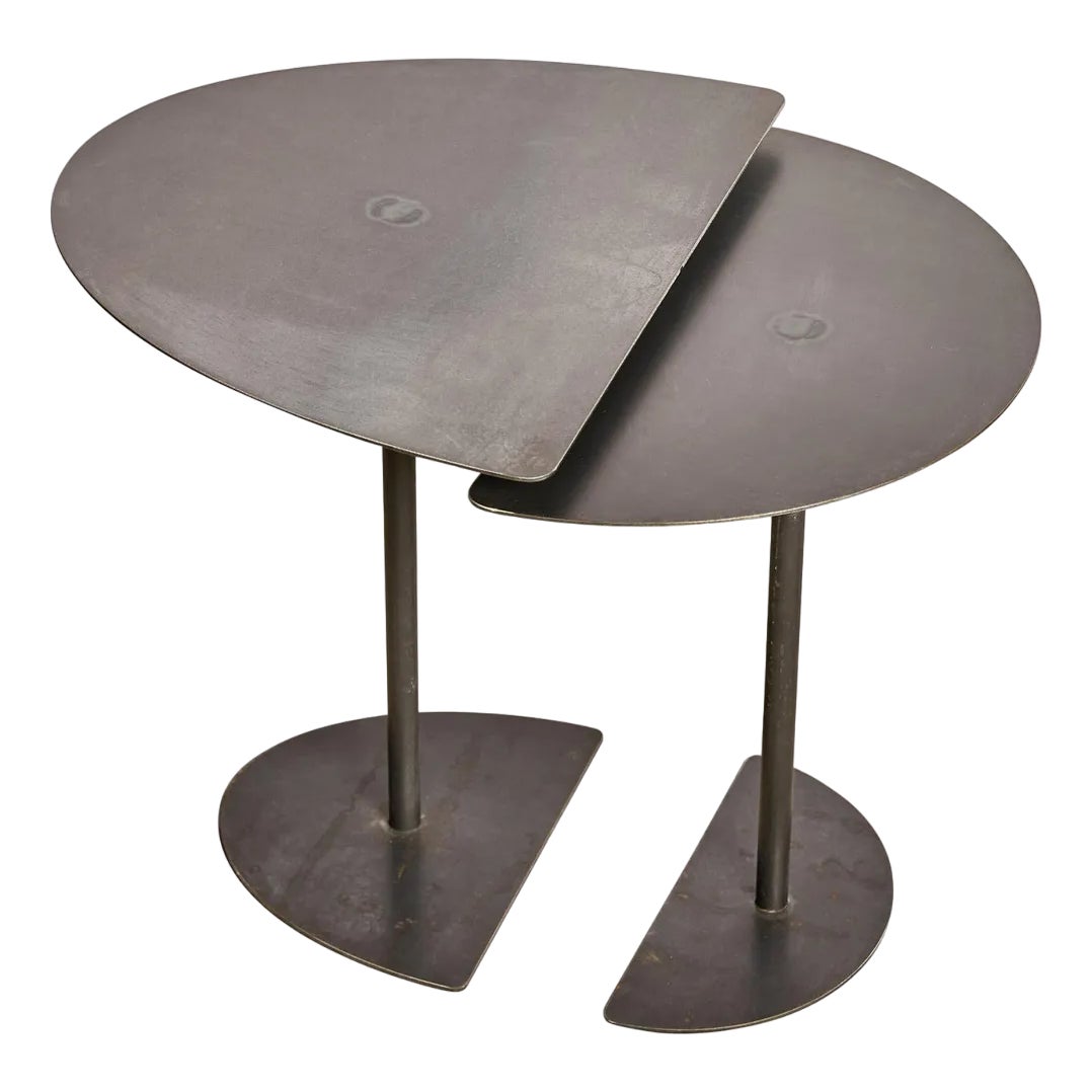 Demi-Lunes Side Tables by Pia Chevalier, Set of 2 | Chairish