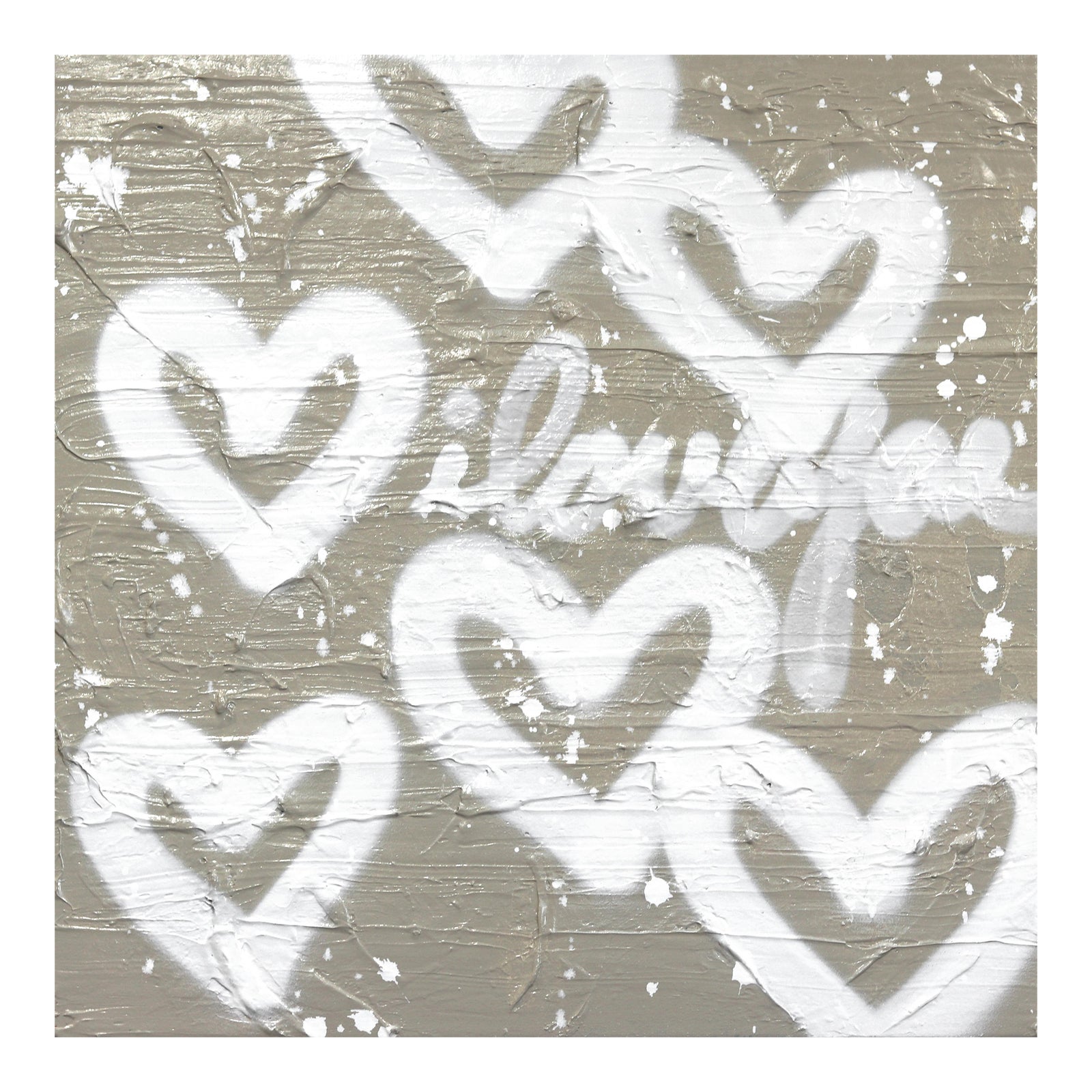 Peace Seeker - Original Love Graffiti Painting on Canvas Original ...