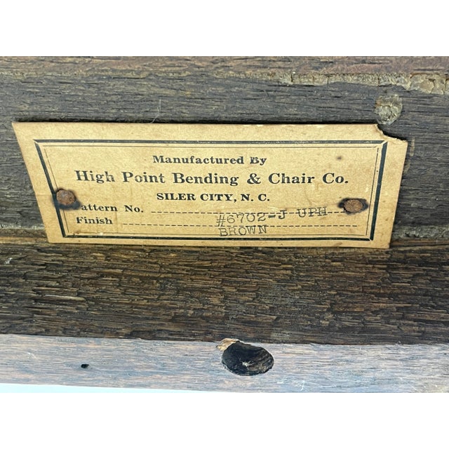 Early 19th Century Vintage High Point Bending and Chair Company School ...