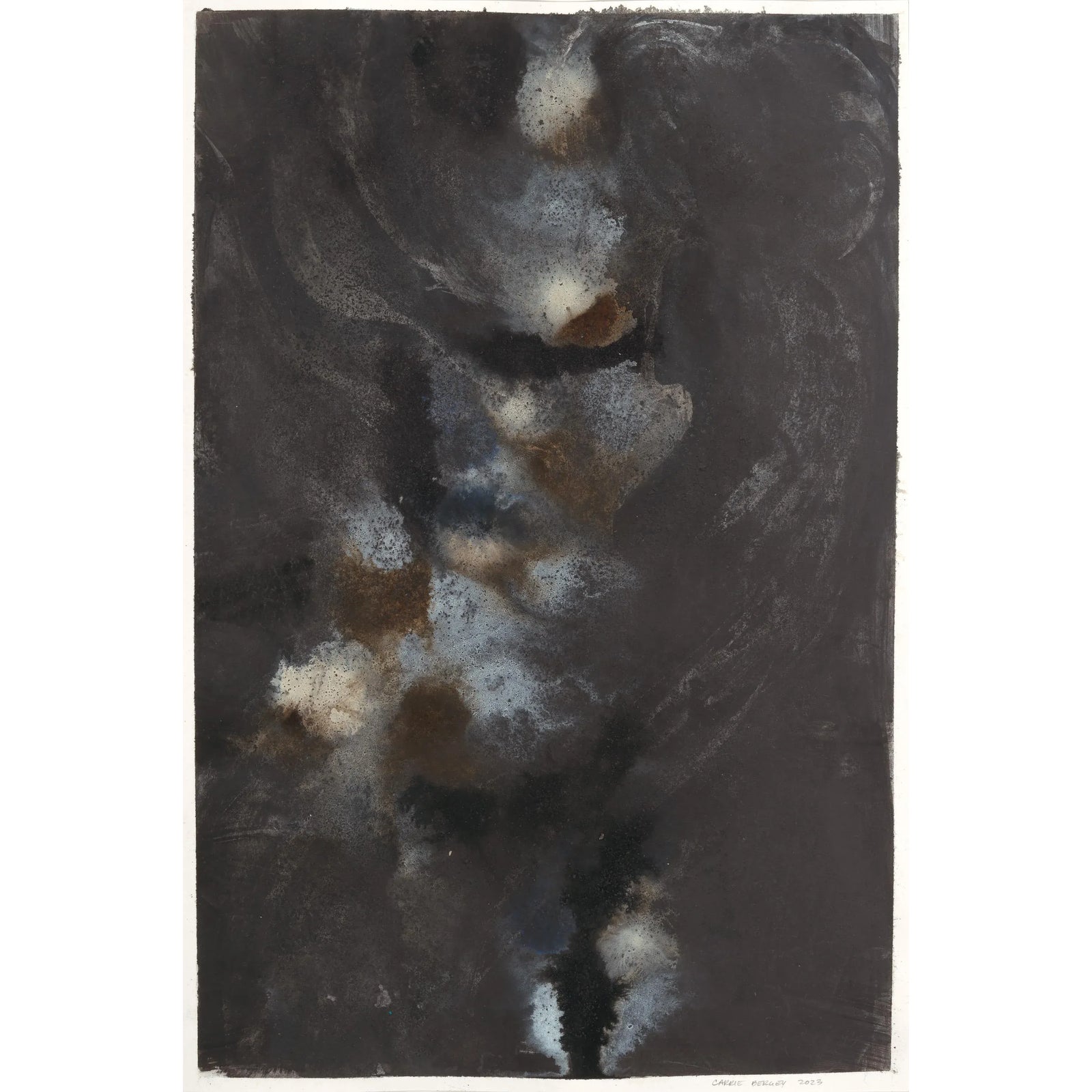 Cozmos 12*18r Original Reproduction Print of Abstract Painting Charcoal ...