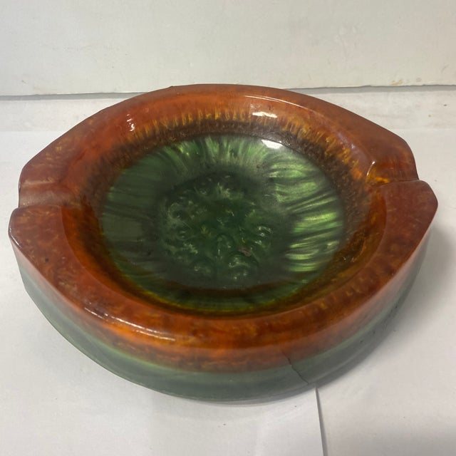 1940s Bakelite Ashtray in Two Tone Colors | Chairish