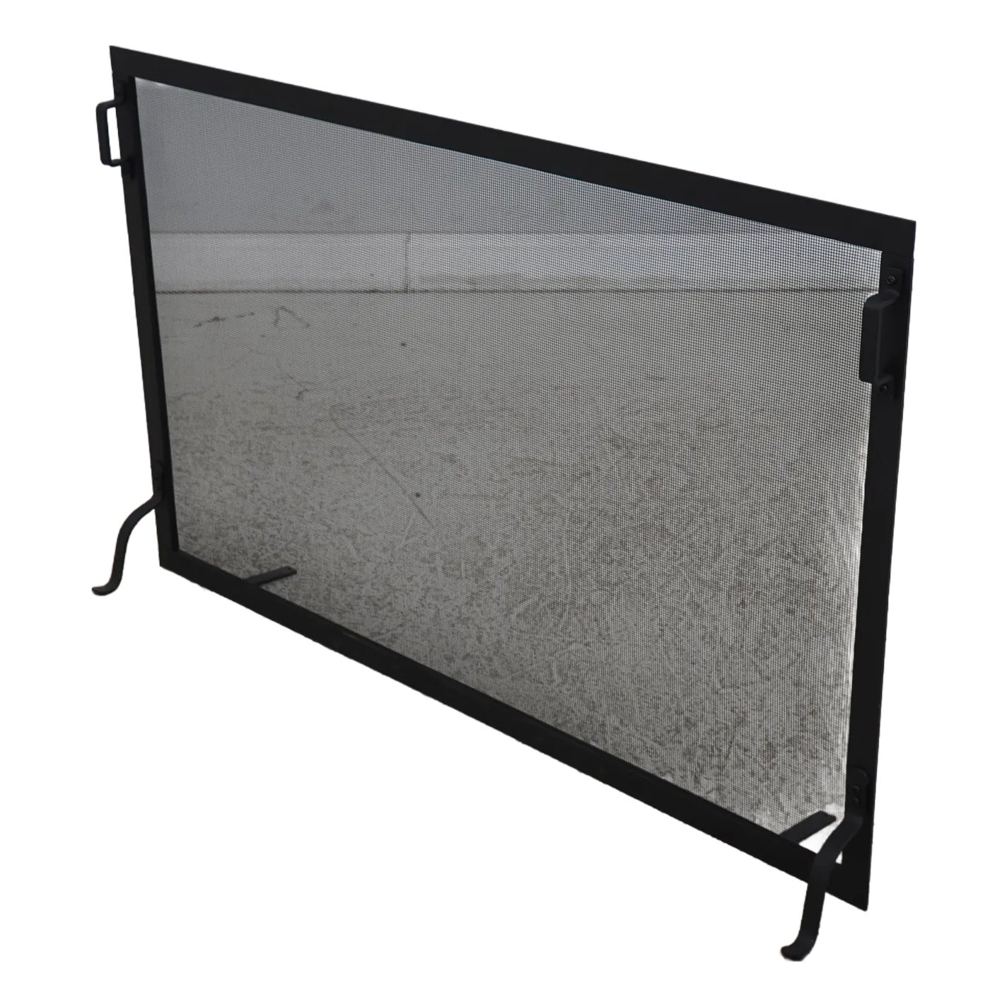 Charleston Forge Attributed Iron Fireplace Screen | Chairish