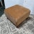 John Charles Custom Microsuede Ottoman | Chairish