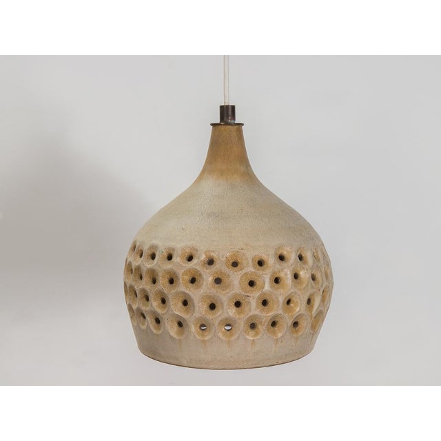 Lee Rosen Design Technics Ceramic Pendant Lamp | Chairish