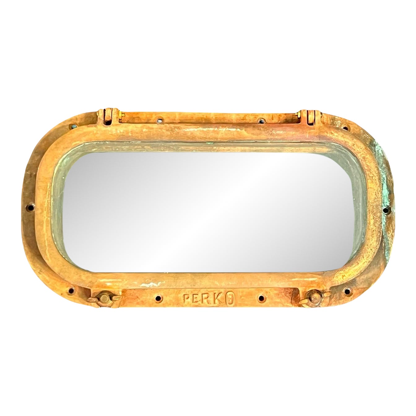 Vintage Perko Copper Ship Porthole Window-Nautical Maritime Salvage ...