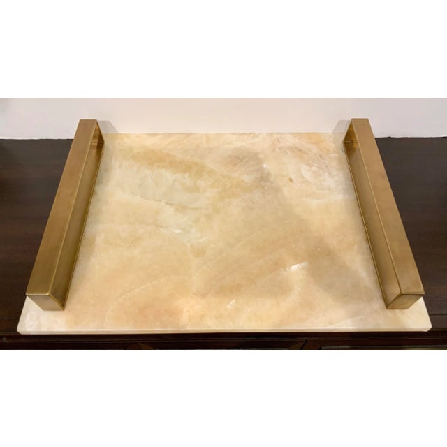 Baker Modern Onyx Tray | Chairish