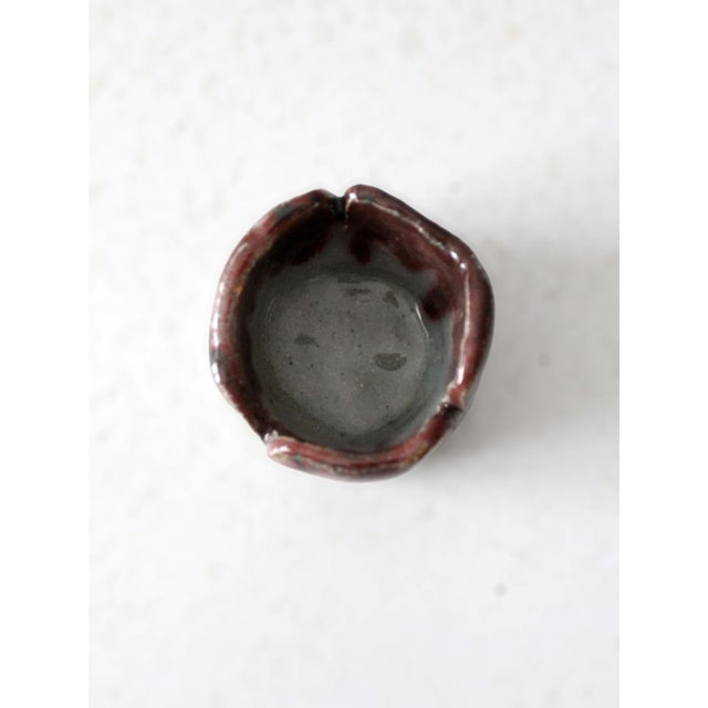 Vintage Studio Pottery Mini Bowl | Chairish