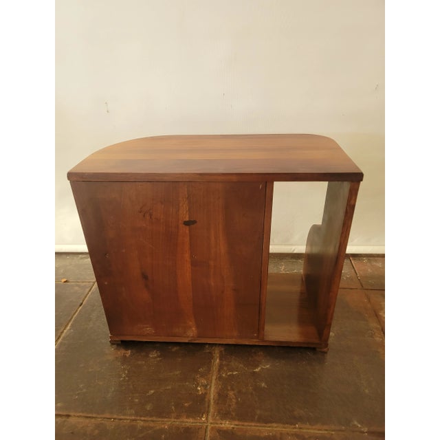 1920s Art Deco Rca Radio Company Side Table Solid Walnut | Chairish