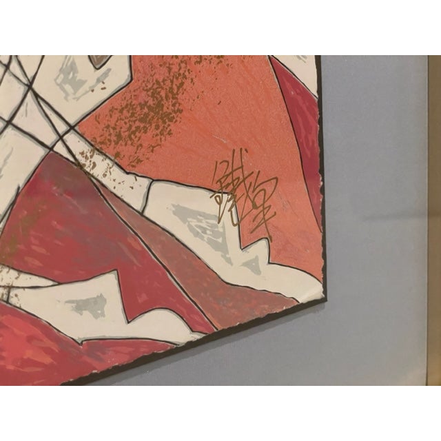 1980s Jiang "Speed" Color Serigraph on Art Paper Hand Signed | Chairish