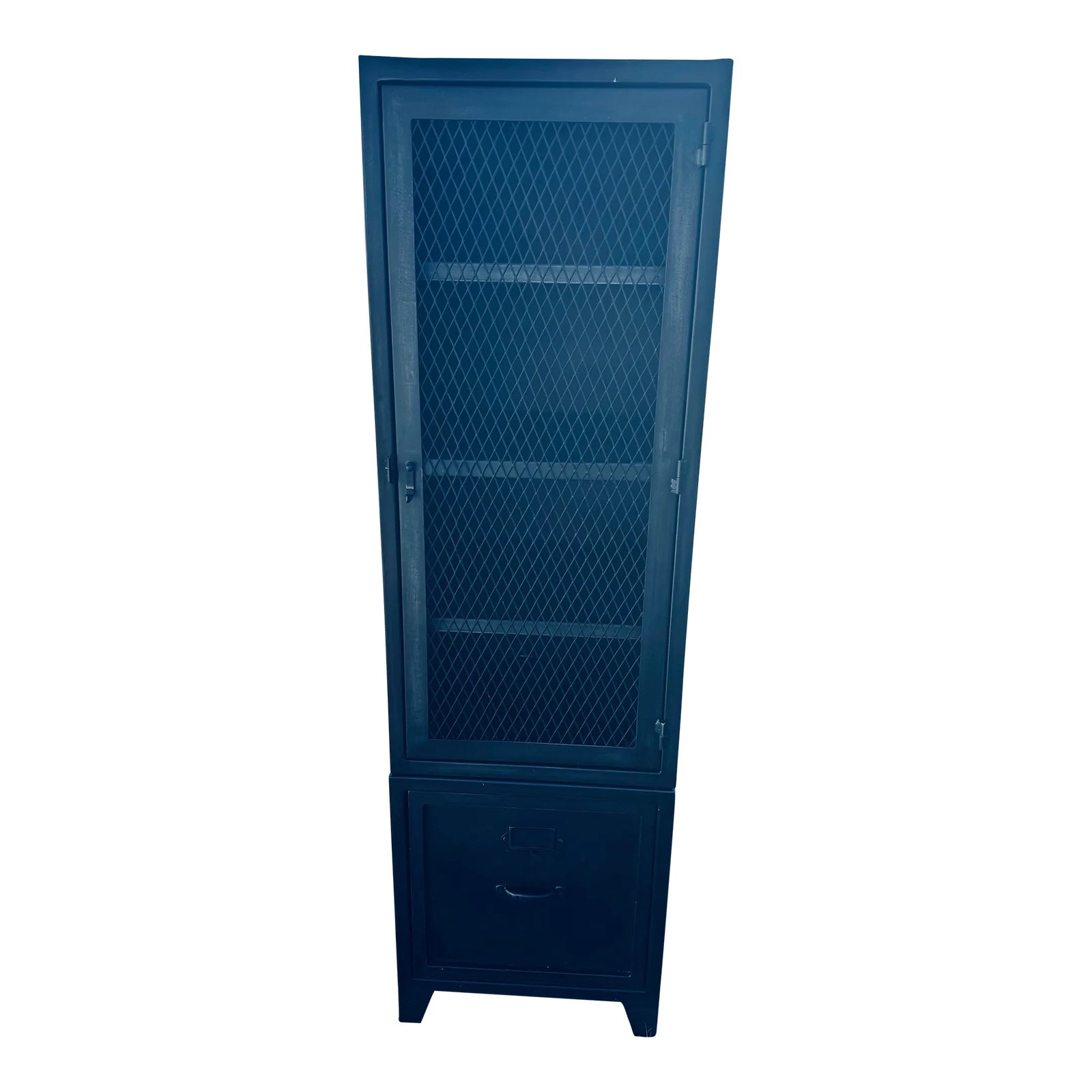 Restoration Hardware French Metal Locker 2 Available | Chairish