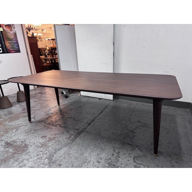 New Brownstone Landon Walnut Dining Room Table | Chairish