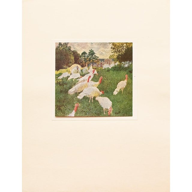 1950 After Claude Monet "Turkeys", First Edition Parisian Full-Color ...