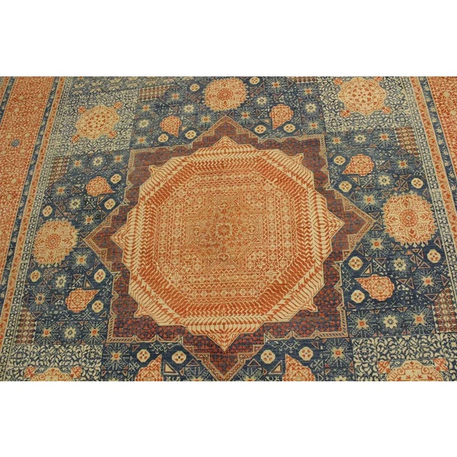 Shabby Chic Mamluk Rust/Rust Wool Rug - 9'9" X 13'6" | Chairish