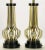 Pair of Rembrandt Brass Open Rib Table Lamps With Crystal Ball Centres ...
