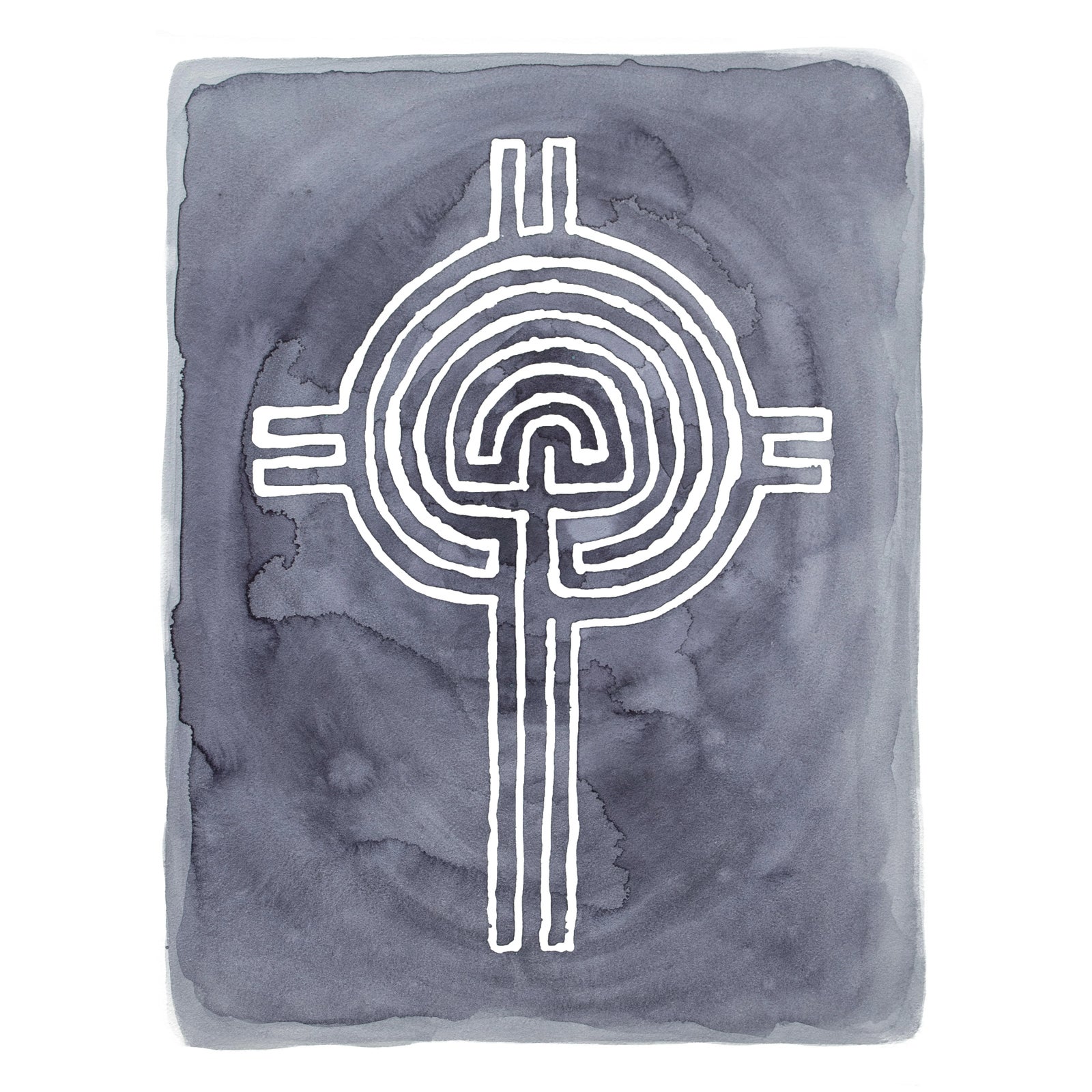 Cross Labyrinth, Limited Edition Print | Chairish