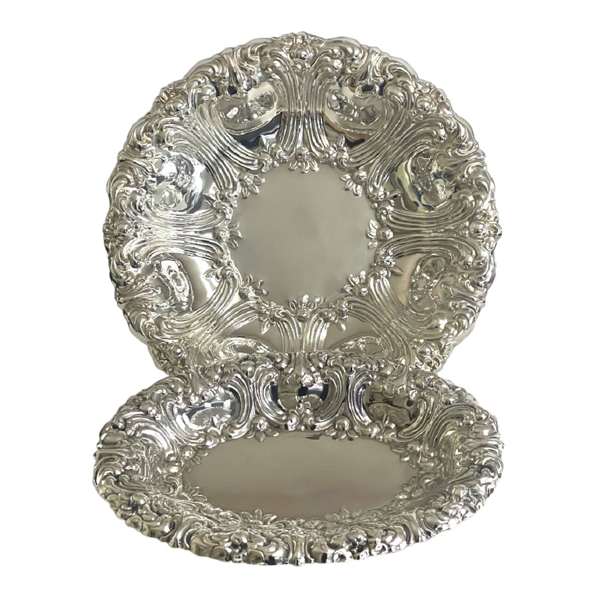 Vintage Gorham Silverplate Serving Dishes in the Versailles Pattern - A ...