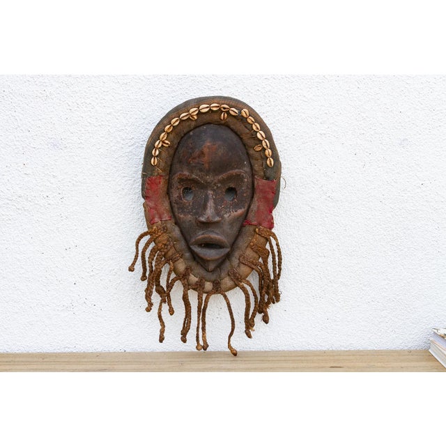 Original Ceremonial African Cowrie Mask | Chairish