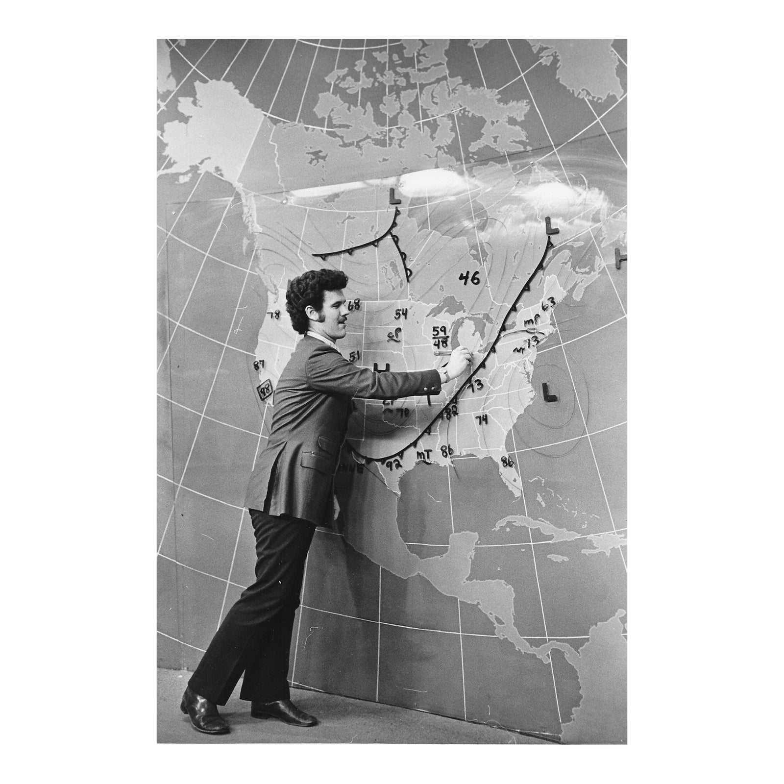 1972 Funky Weatherman Photograph | Chairish