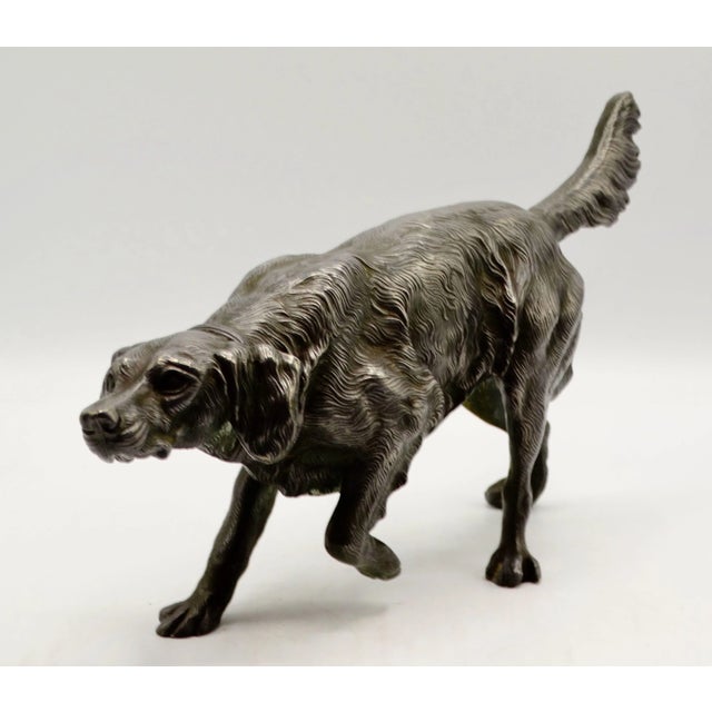 1920's French Sporting Dog Sculpture | Chairish