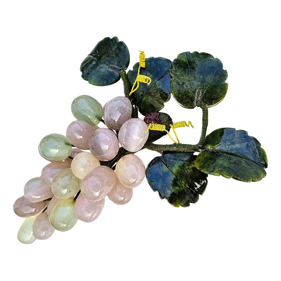 Vintage Semi-Precious Stones Grape Cluster, 1960s | Chairish
