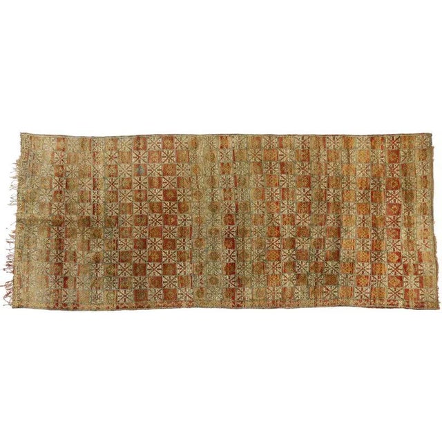 Vintage Berber Moroccan Runner Rug - 05'04 X 12'10 | Chairish