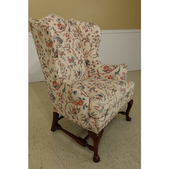 Kittinger Colonial Williamsburg Mahogany Wing Chair | Chairish
