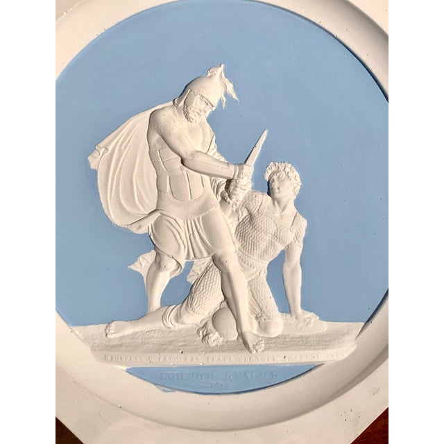 19th Century Count Feodor Petrovich Tolstoy Plaster Medallion | Chairish