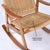 Mid-Century Modern Danish Modern Hans Wegner Style Woven Rope Rocking ...