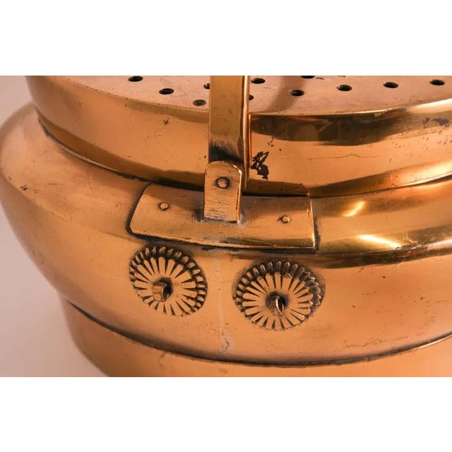 Vintage Brass Chinese Brazier | Chairish