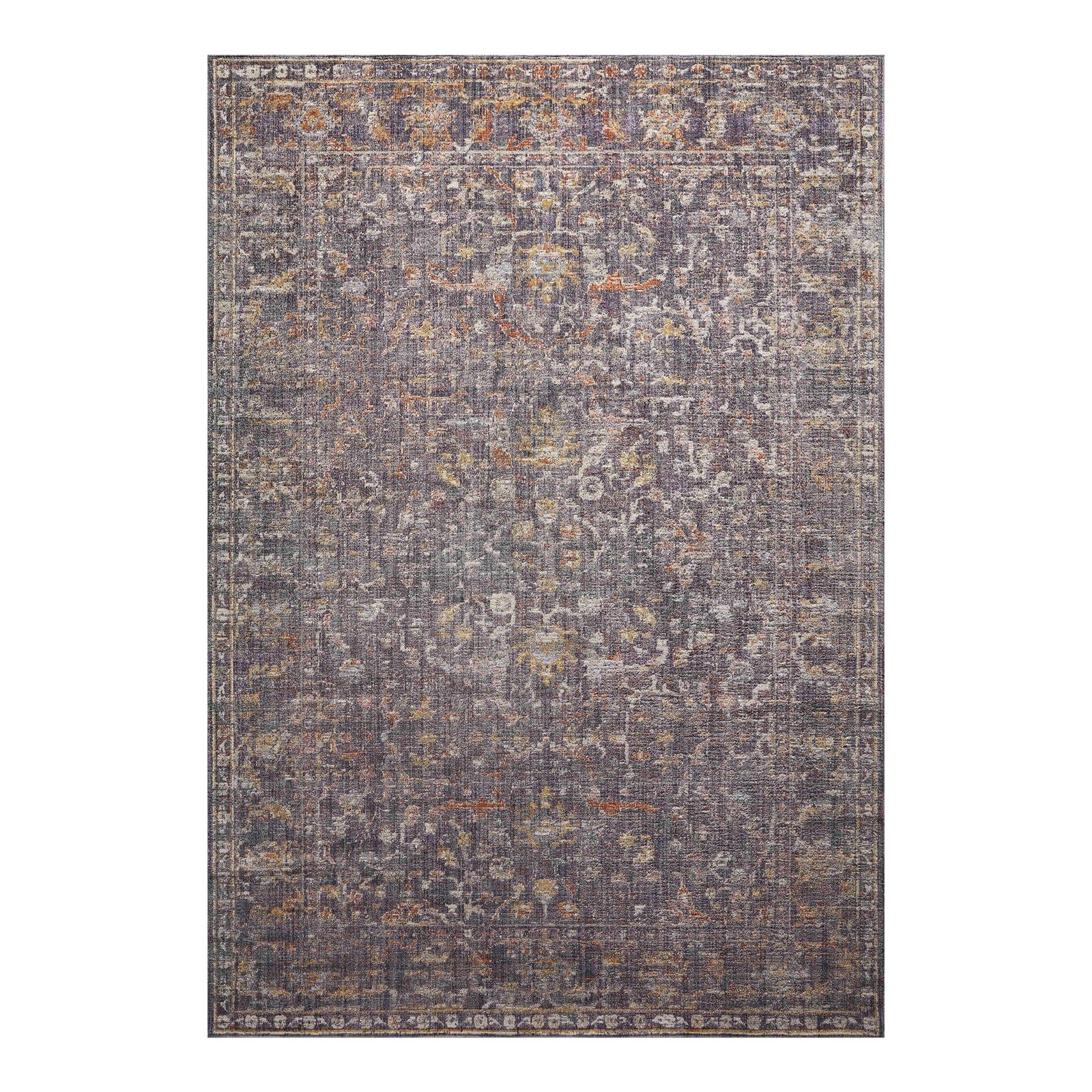 Chris Loves Julia x Loloi Rosemarie Graphite / Multi 18" x 18" Sample ...