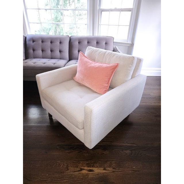 Organic Modern Jonathan Louis Collection Floor Model Off-White Club ...