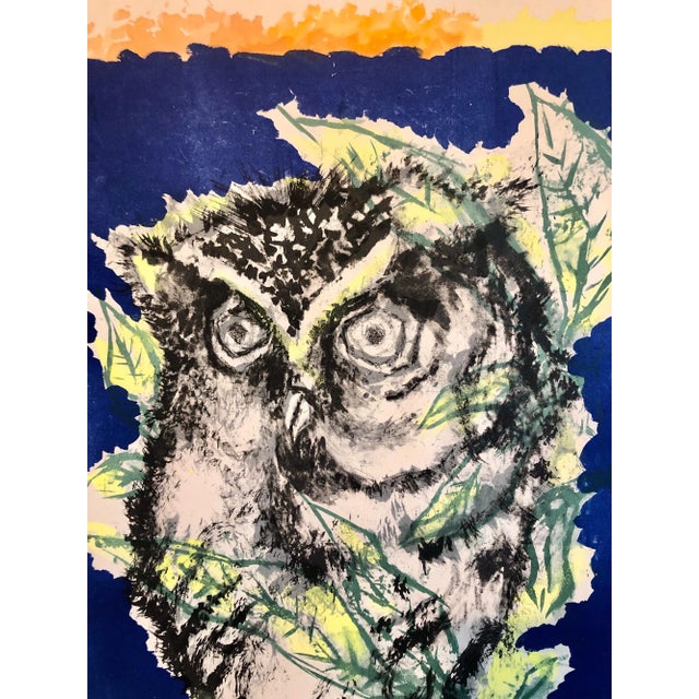 Jean Lurçat, Vintage French Modernist Jean Lurcat Watercolor Painting ...