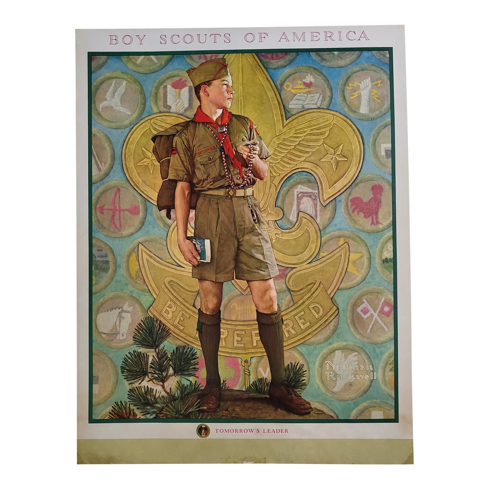 1950s Boy Scout of America Poster Art Print | Chairish