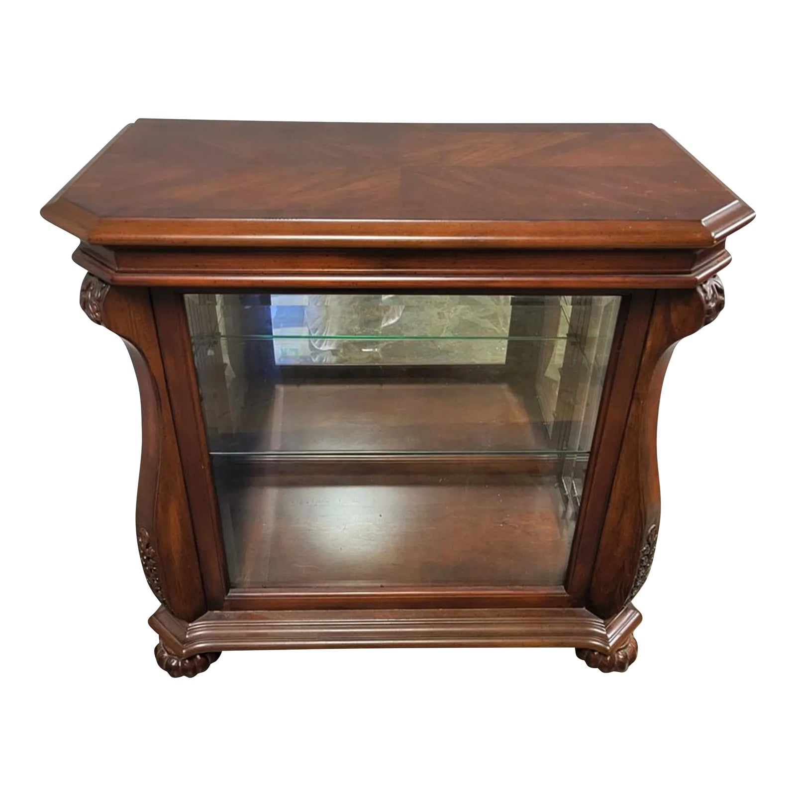 20th C Horchow Italian Table Top Vitrine Display Cabinet | Chairish