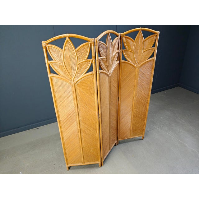 Vintage Bamboo Room Divider, 1970s | Chairish