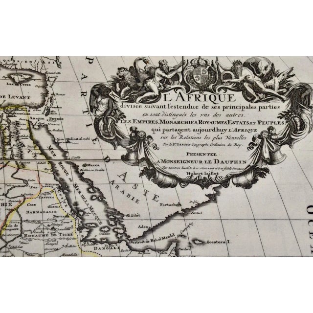 Nicholas Sanson d'AbbevilleAfrica: A Large 17th Century Hand-colored ...