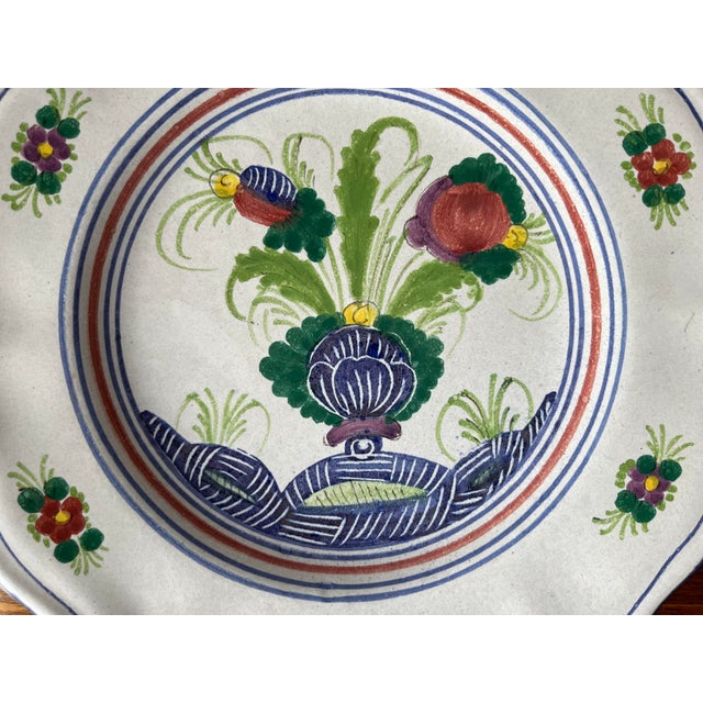 Deruta "Blue Carnation" Italian Faience 11" Dinner Plates/Chargers-Set ...