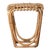 Vintage Inspired Rattan Studio Stool | Chairish