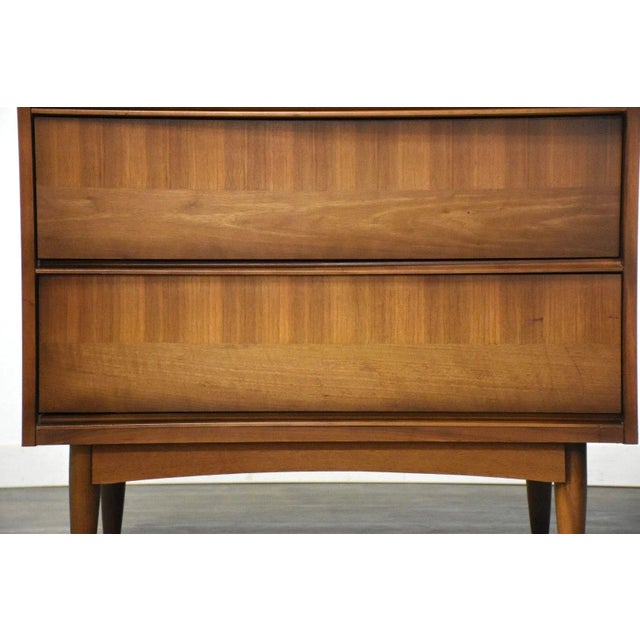 Walnut and Formica Tall Dresser | Chairish