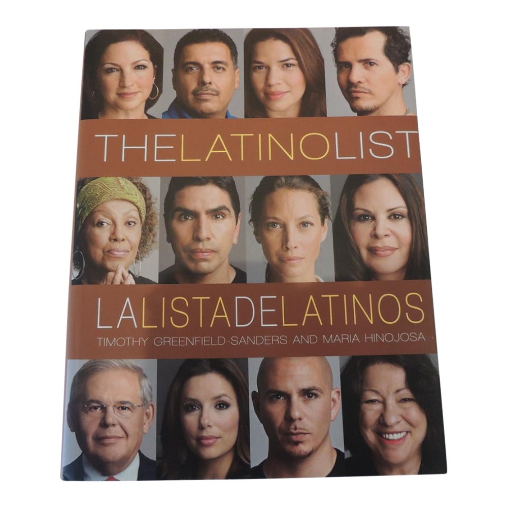 The Latino List La Lista De Latinos Hardcover Book | Chairish