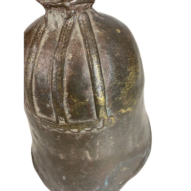 Hand-Forged Indian Cowbell | Chairish