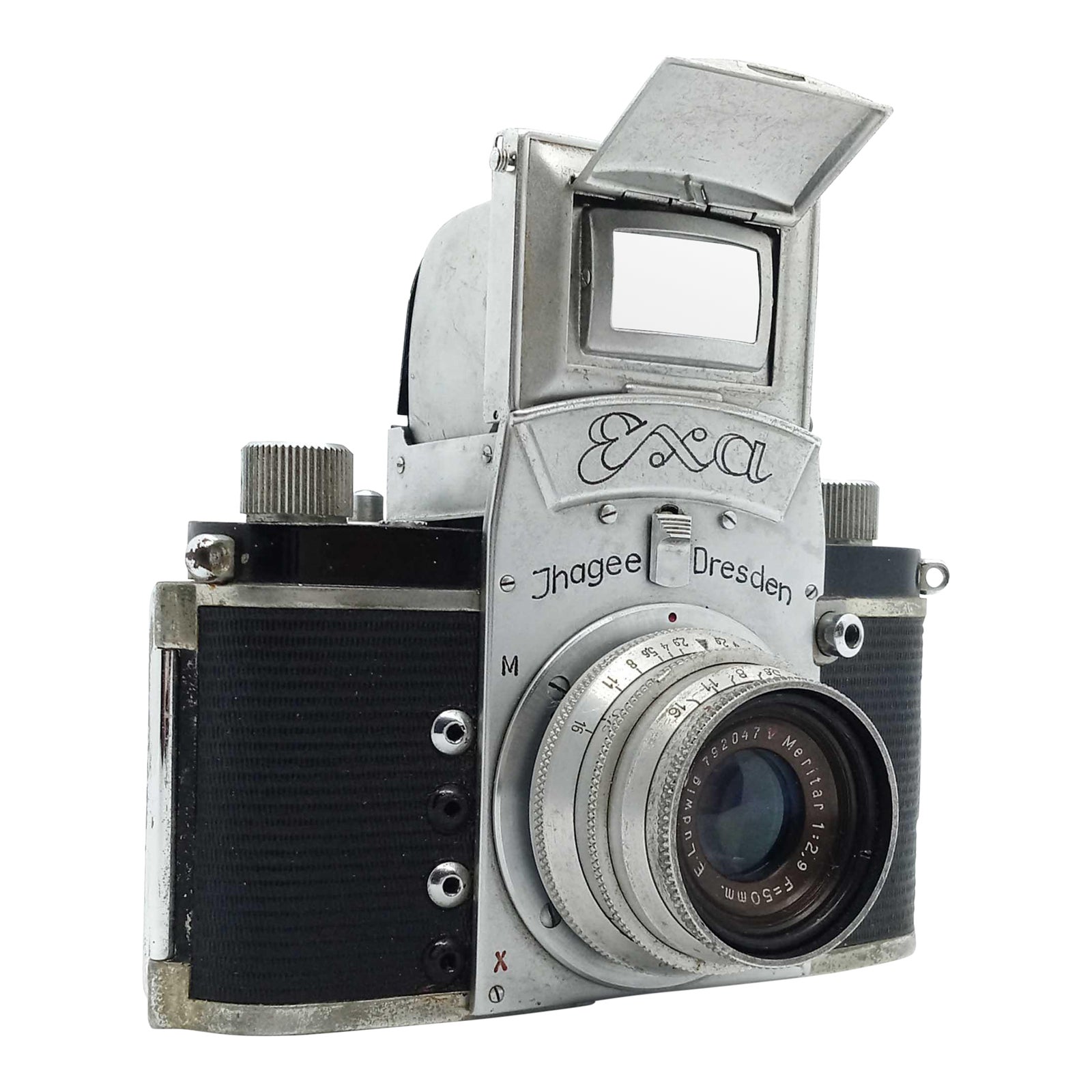 Rare Mid Century Jhagee Dresden Exa 35mm SLR Camera With E. Ludwig ...