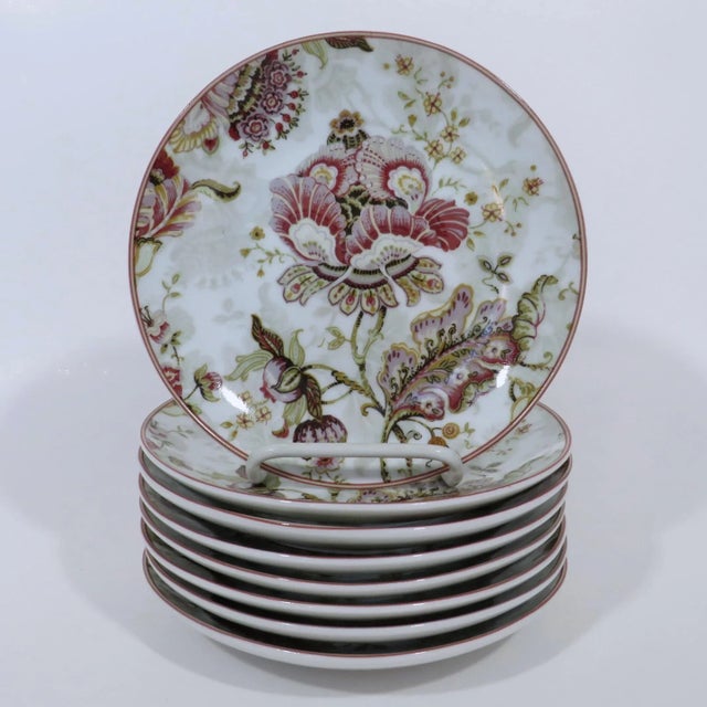 222 Fifth Co. Small Plates, Set of 8 | Chairish
