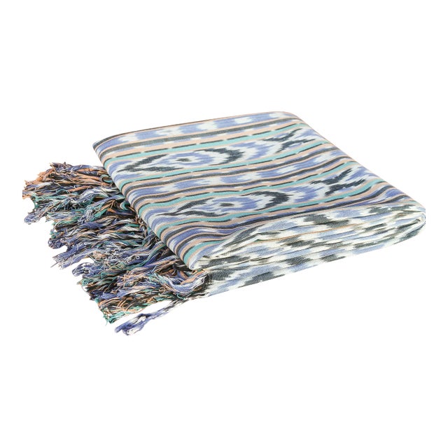 Vintage Nila Ikat Throw | Chairish