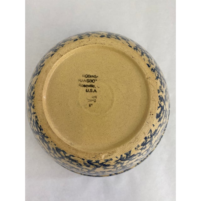 Vintage Robinson Ransbottom Spongeware Bowl | Chairish