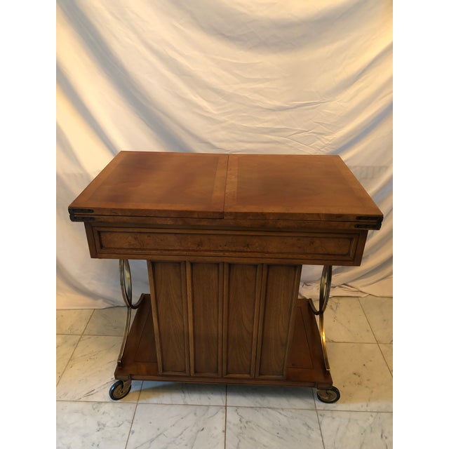 1960s Vintage Mastercraft Rolling Bar Server | Chairish